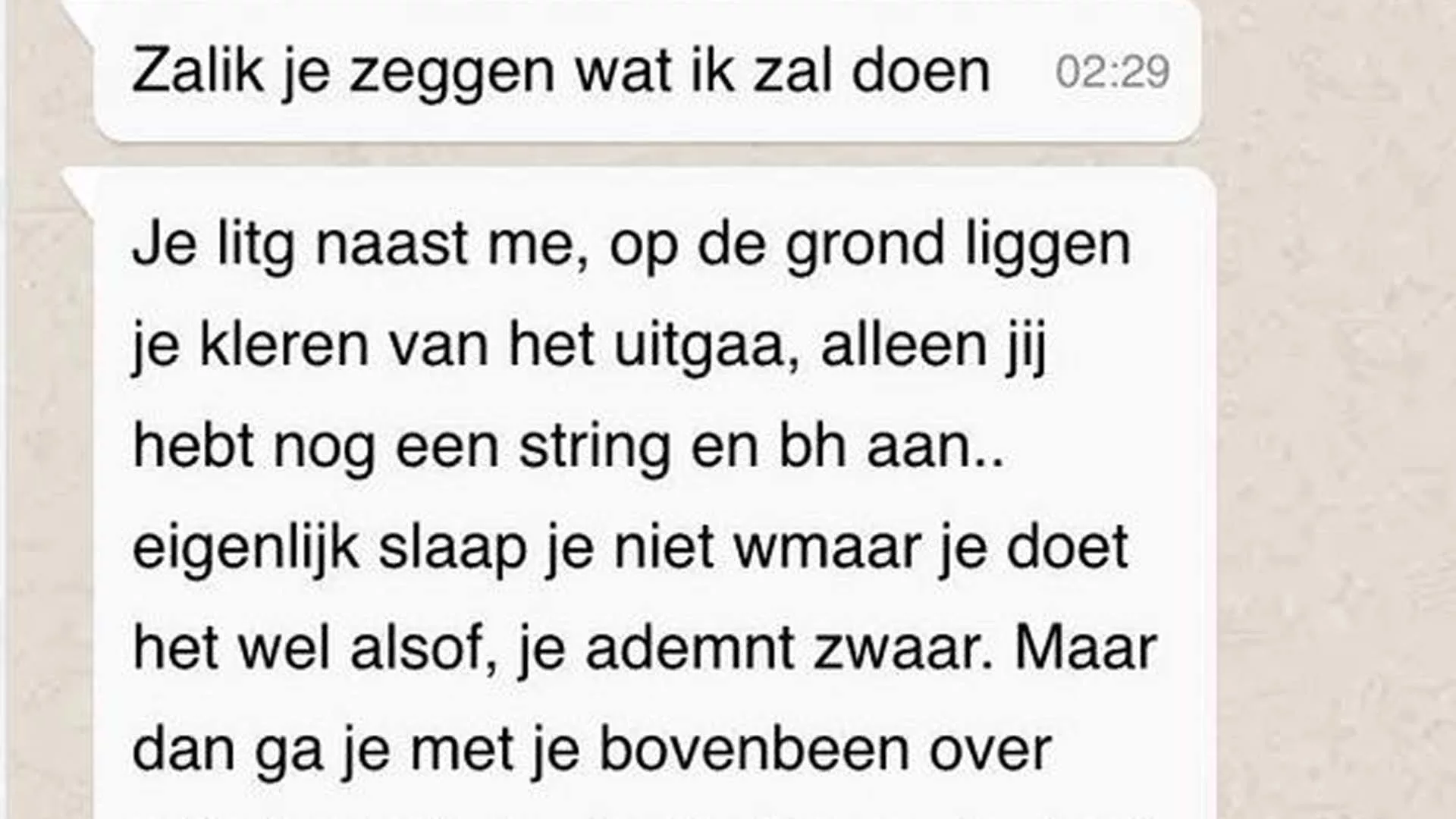 Gozer krijgt verkeerde nummer van scharrel en stuurt zijn bizarre berichtjes naar wildvreemde ...