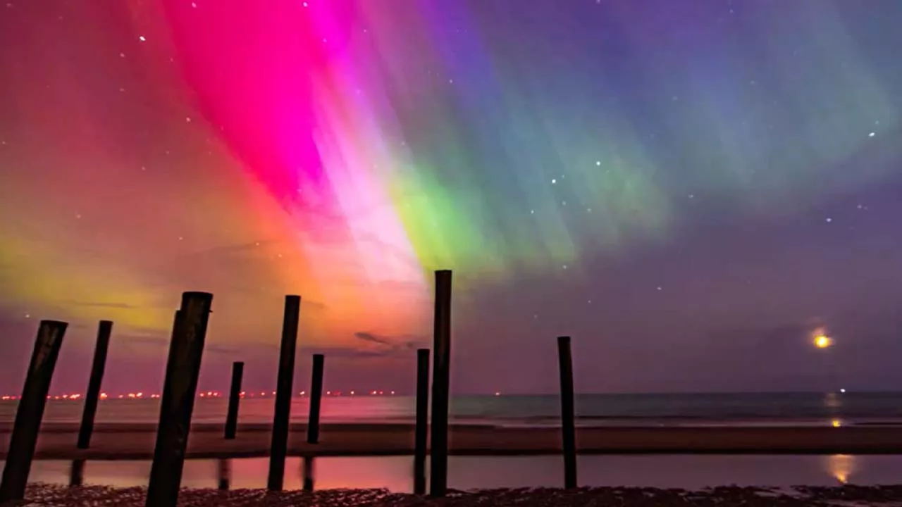Op deze plekken in Nederland is vanavond het Noorderlicht duidelijk te ...